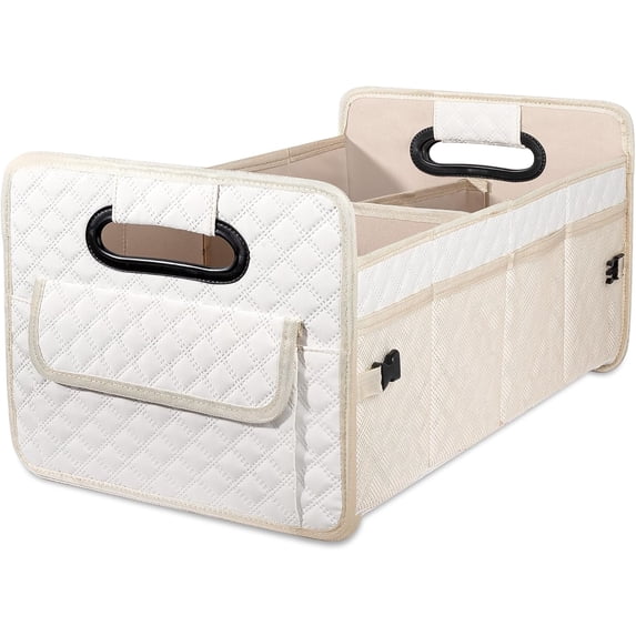 Car Trunk Organizer for SUV, Storage Collapsible Multi Compartment ...