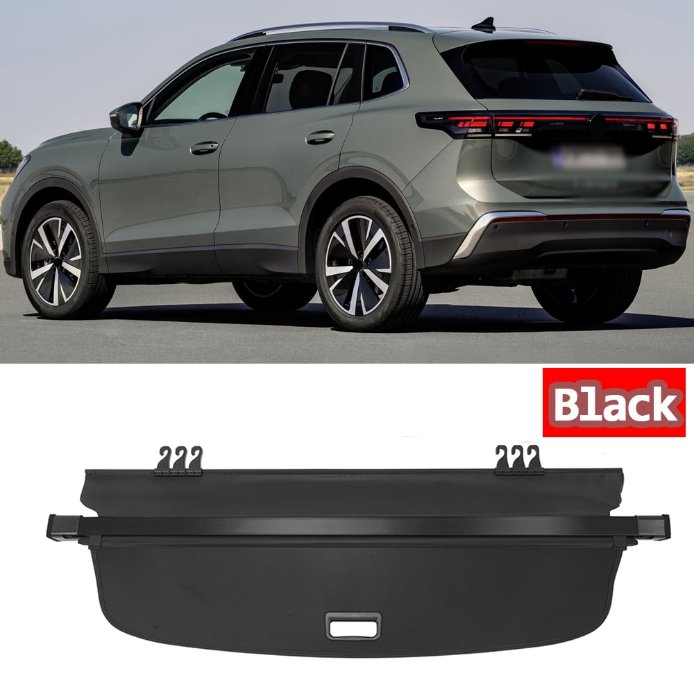 Car Trunk Privacy Shade Cargo Cover Retractable For Volkswagen Tiguan ...