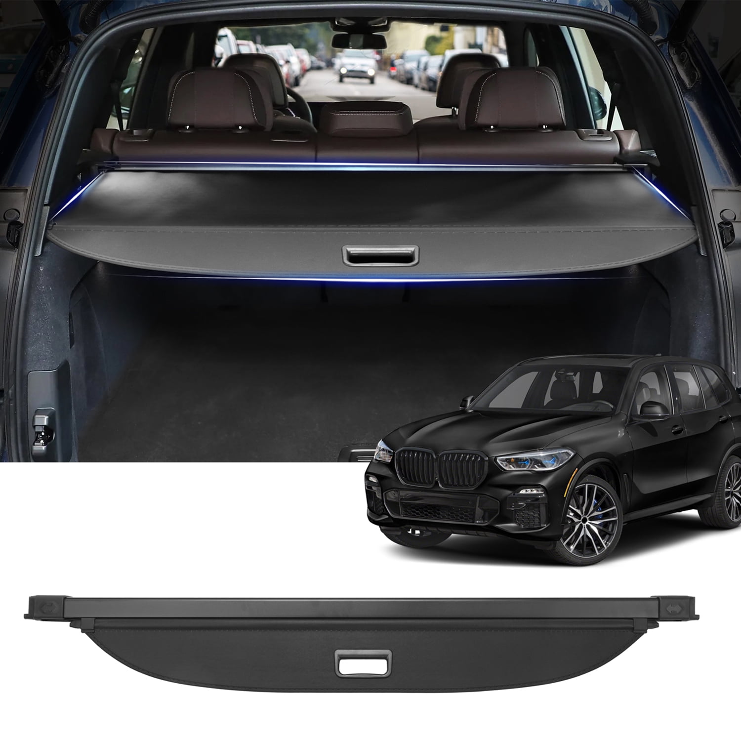 Car Trunk Retractable Cargo Cover For 2019-2024 BMW X5 Rear Trunk ...