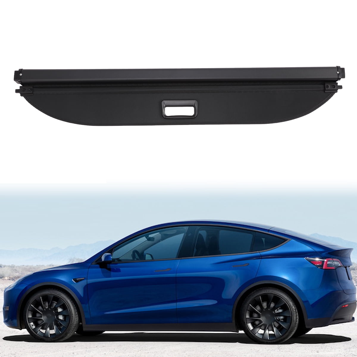 Car Trunk Retractable Cargo Cover For 2020-2022 Tesla Model Y Rear ...