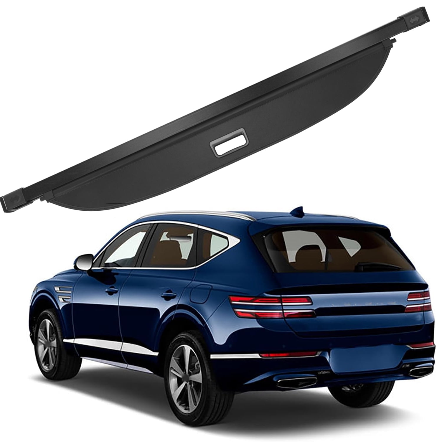 Car Trunk Retractable Cargo Cover For 2021-2024 Genesis GV80 Rear Trunk ...