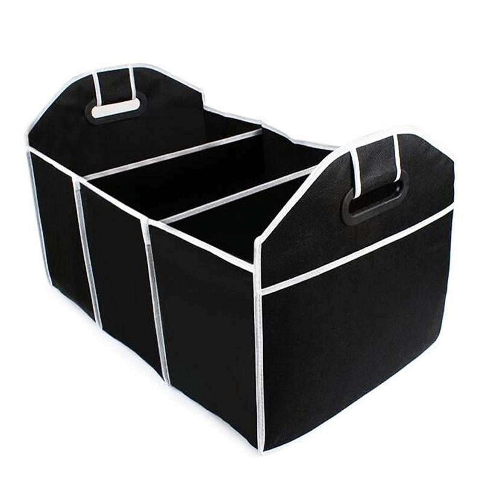 Jkapagzy Vehicle Trunk Cargo Storage Organizer, Black Non-Woven Fabric ...