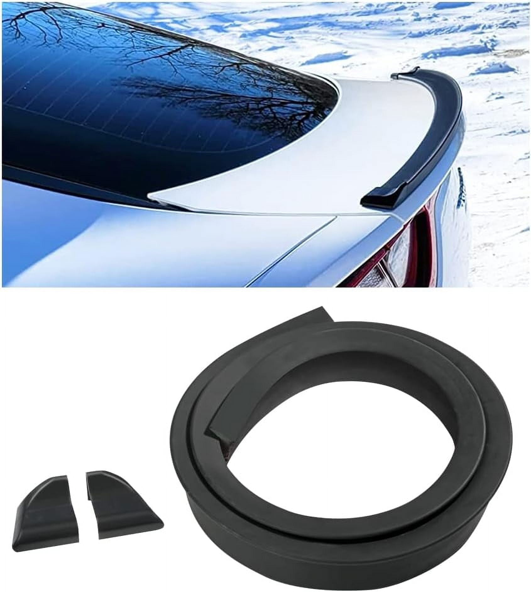 Car Trunk Spoiler Roof Lip Kit,3D PU Rear Trunk Lip or Roof Spoiler ...