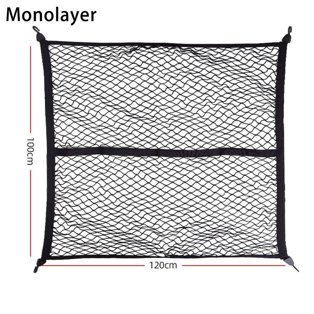Car Trunk Storage Bag Nets Auto Back Rear Organizer Elastic String ...
