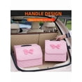 Car Trunk Storage Box Leather Multifunctional Vehicle Foldable Storage ...