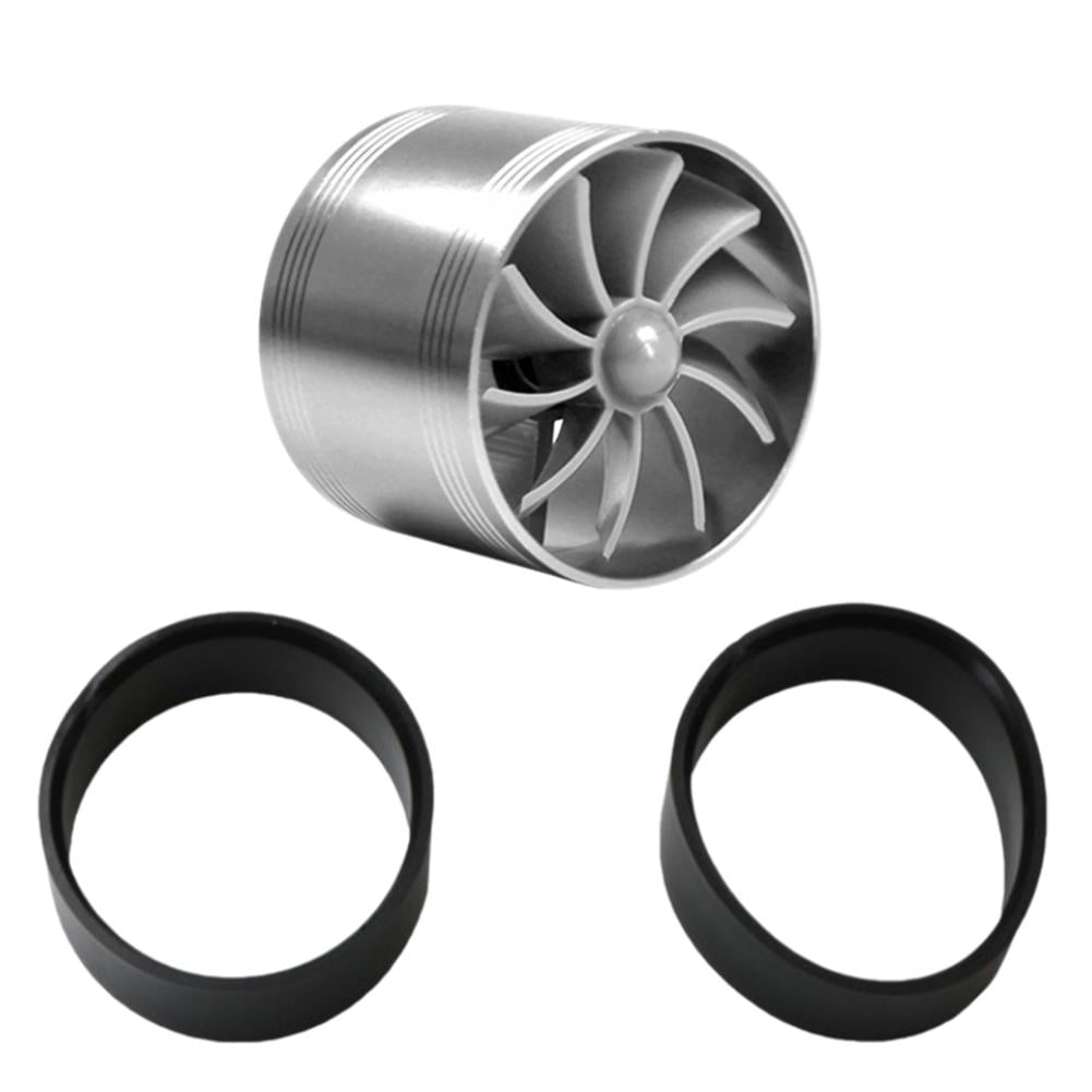 Car Turbine Supercharger Turbo Refit Car Turbonator Kit Single Fan NEW ...