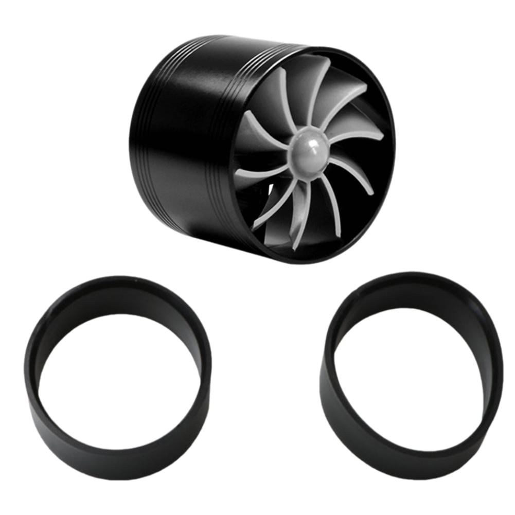 Car Turbine Supercharger Turbo Refit Car Turbonator Kit Single Fan NEW ...