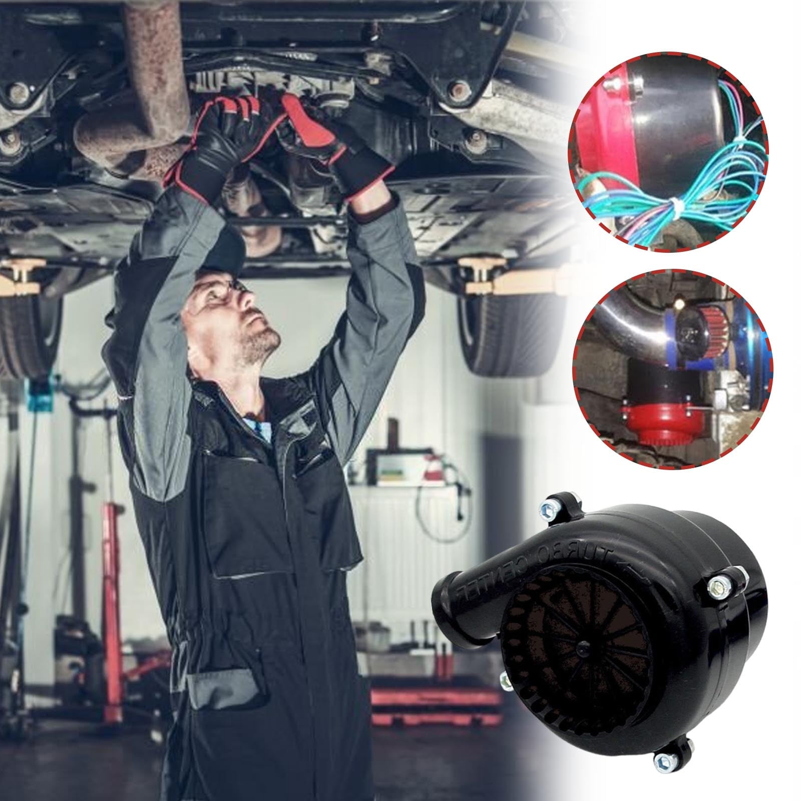 Car Turbo Horn 12V Electronic Turbo Sound Simulator | Adjustable ...