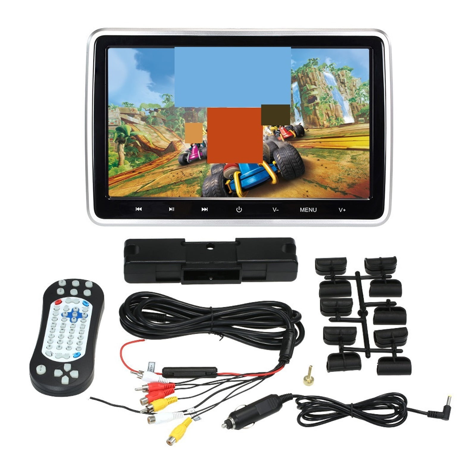 Car Tv, 10.1 Inch Car DVD Video Player Headrest Monitor MP5 Play Video ...
