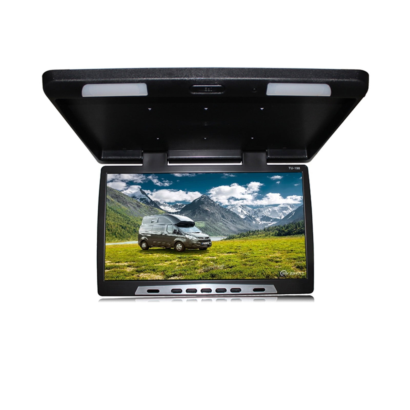 22 Inch Car Roof Mount Monitor HD 1080P Ceiling Mount Flip Down ...