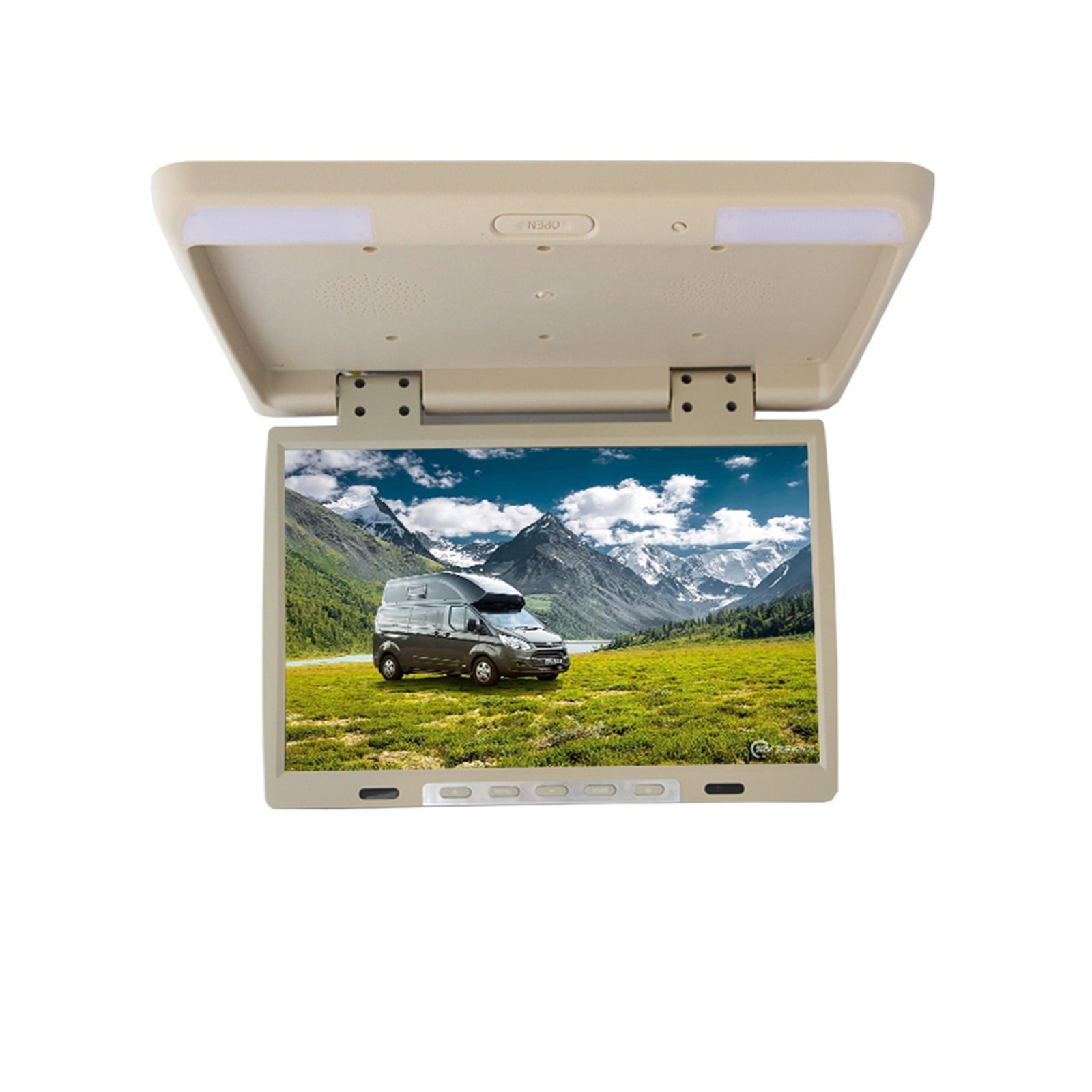 22 Inch Car Roof Mount Monitor HD 1080P Ceiling Mount Flip Down ...