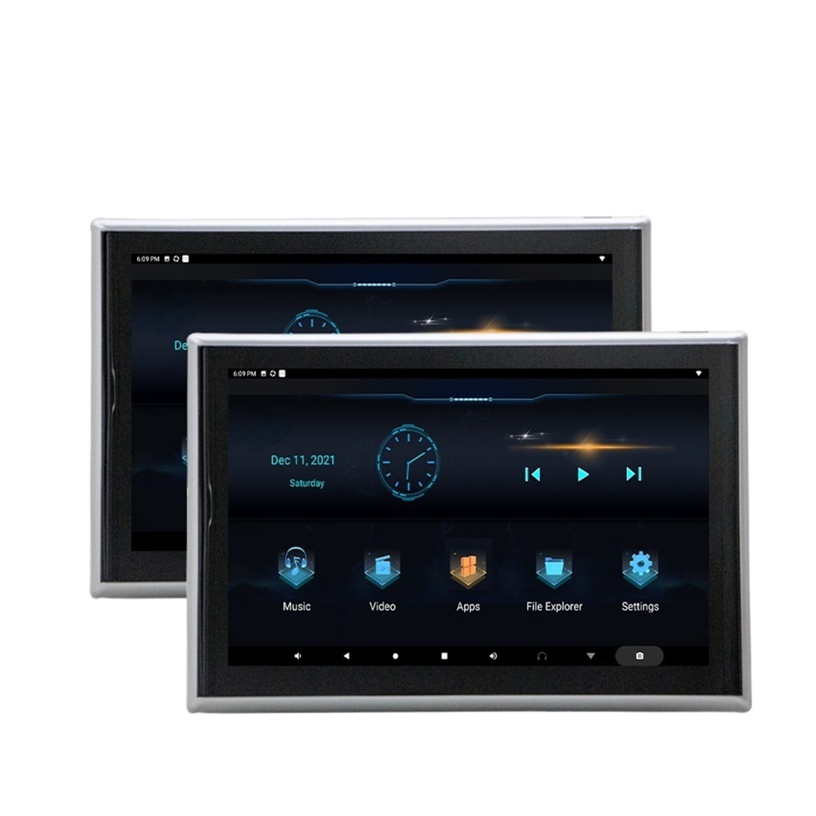 HD 4K Car TV Headrest Monitor Touch Screen 9/10 Inch Auto Rear Seat ...