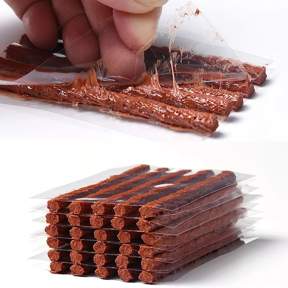 Car Tyre Puncture Repairing Seal Tools Rubber Strip Tires Repair Tool ...