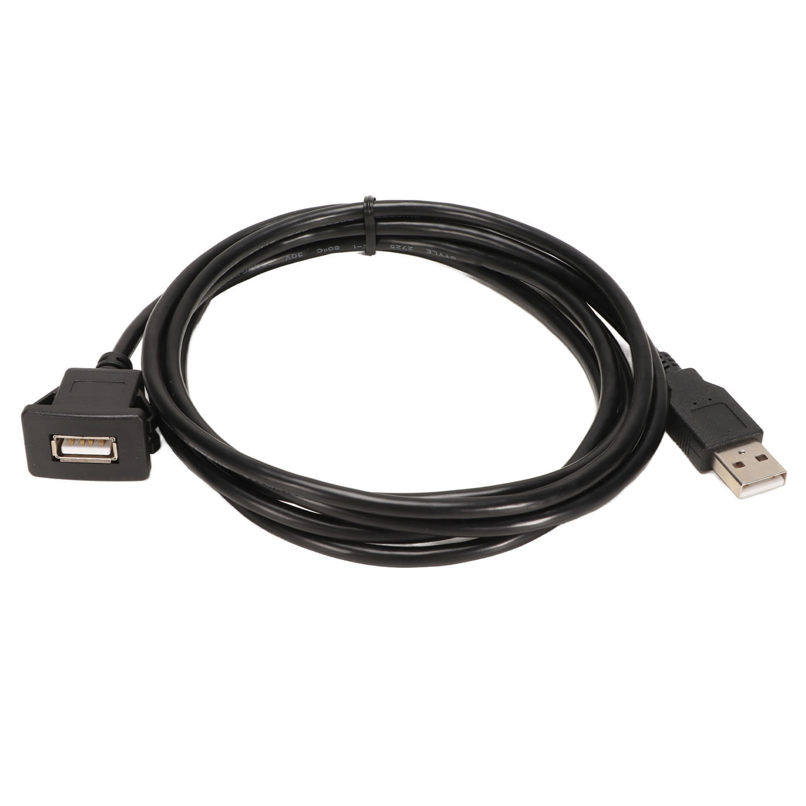 Car USB 2.0 Extension Cable Embedded Installation Waterproof PVC Car ...