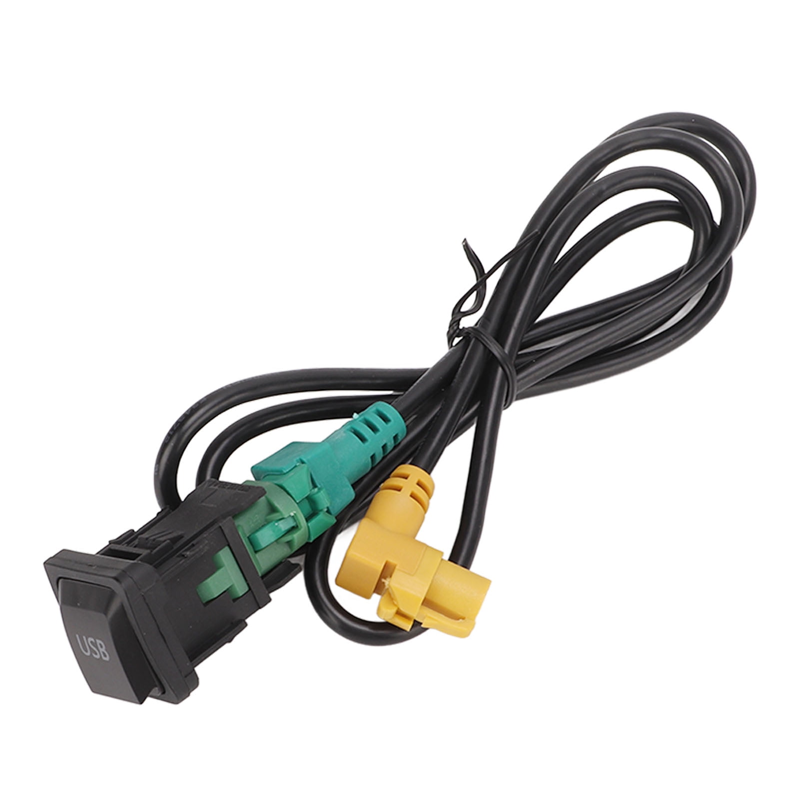 Car USB AUX Switch Cable Adapter Black Wearproof Replacement for MK5 ...