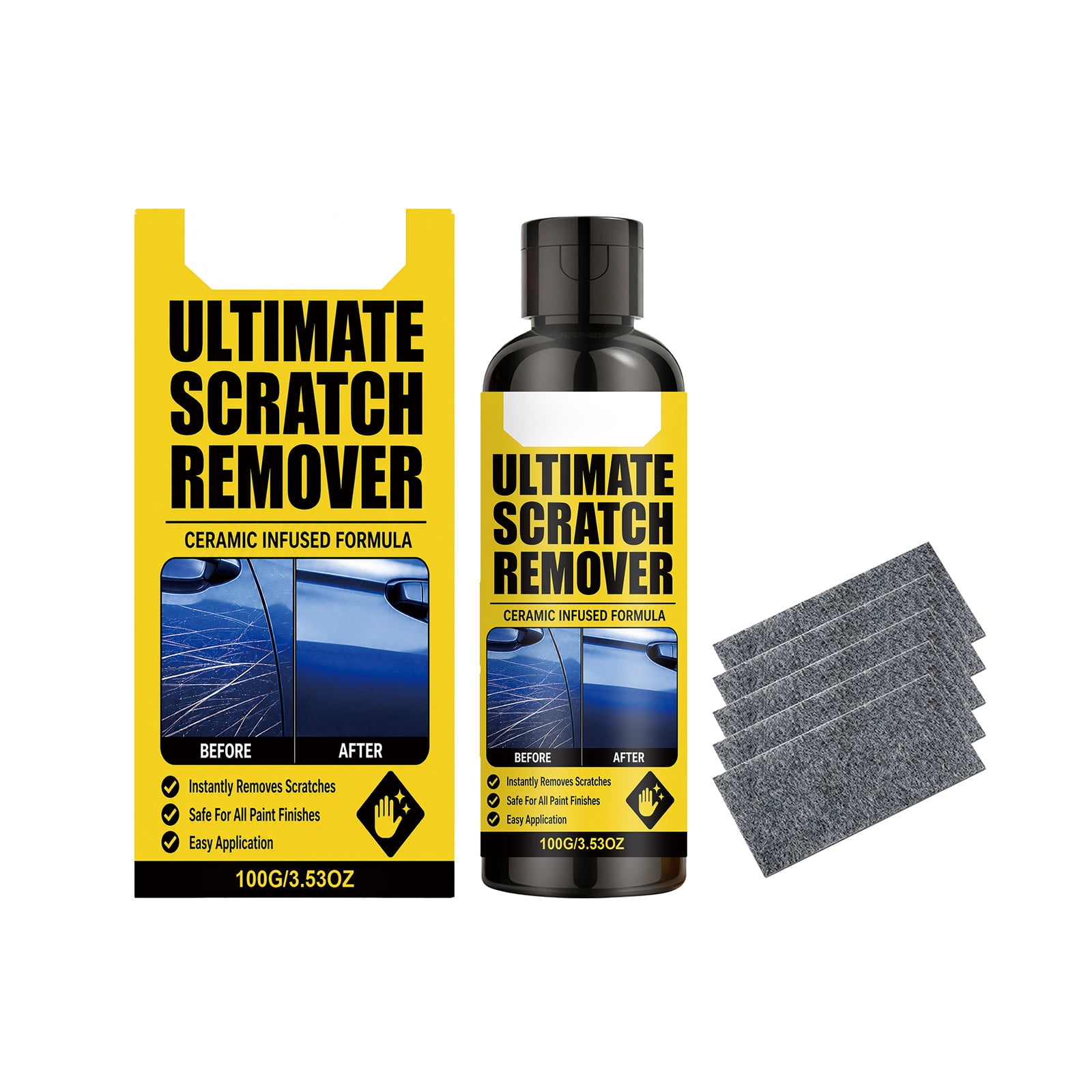 Car Ultimate Scratch Remover, Nano Technology Car Scratch Repair Kit ...