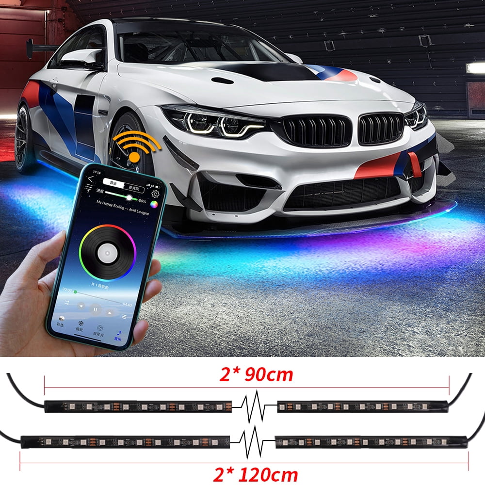 Car Underglow LED Lights Strip Symphony LED Ambient Chassis Light JDM ...