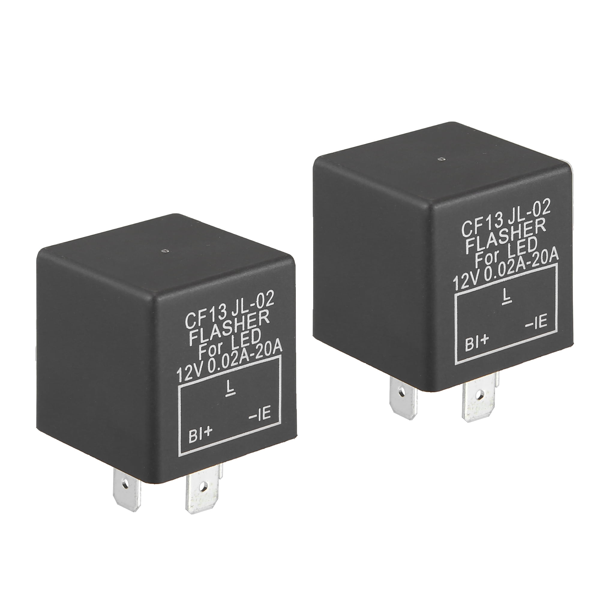 Car Unique Bargains 2 Pcs Electronic LED Flasher Relay Fix CF13 JL-02 3 ...