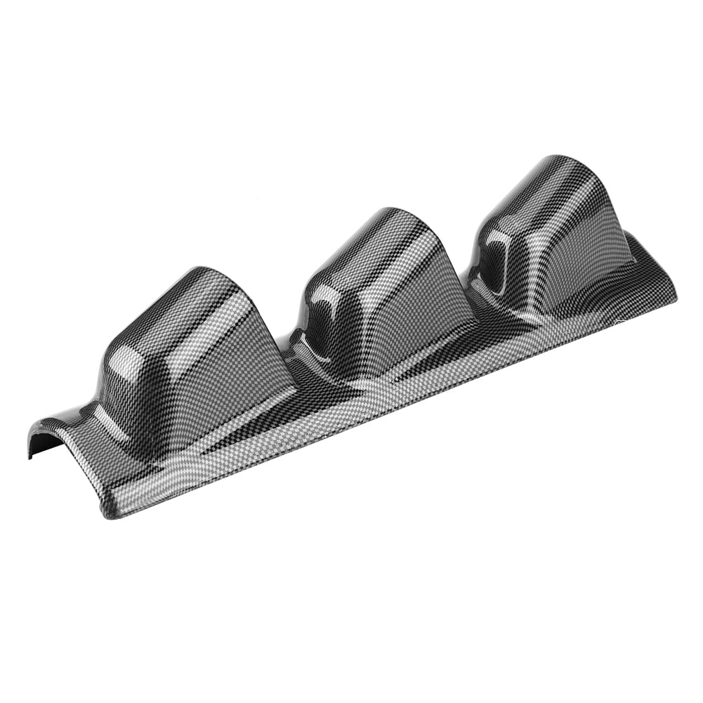 Car Universal Carbon Fiber 52mm/2" Triple Gauge A Pillar Pod Cluster ...