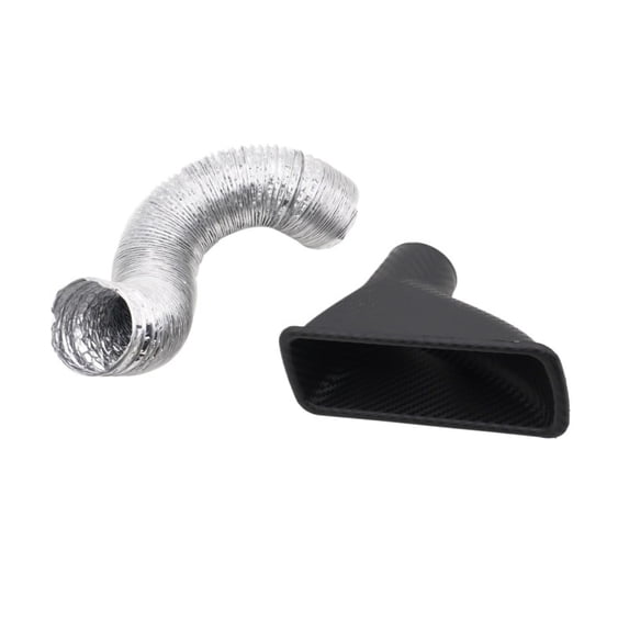 Car Universal Cold Air Intake Pipe Kit for Front Bumper ABS Plastic ...