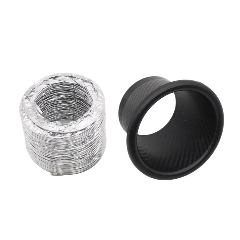 Car Universal Cold Air Intake Pipe Kit for Front Bumper ABS Plastic ...