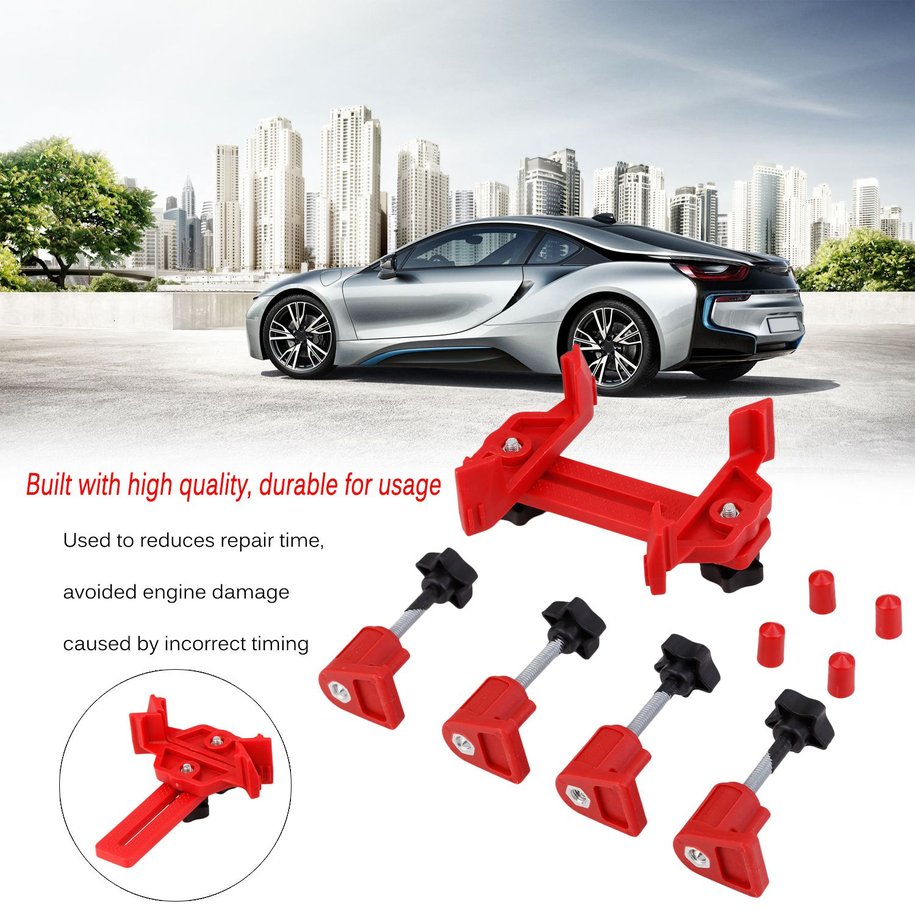Car Universal Dual Cam Clamp Holder Timing Tool Kit Engines Components ...