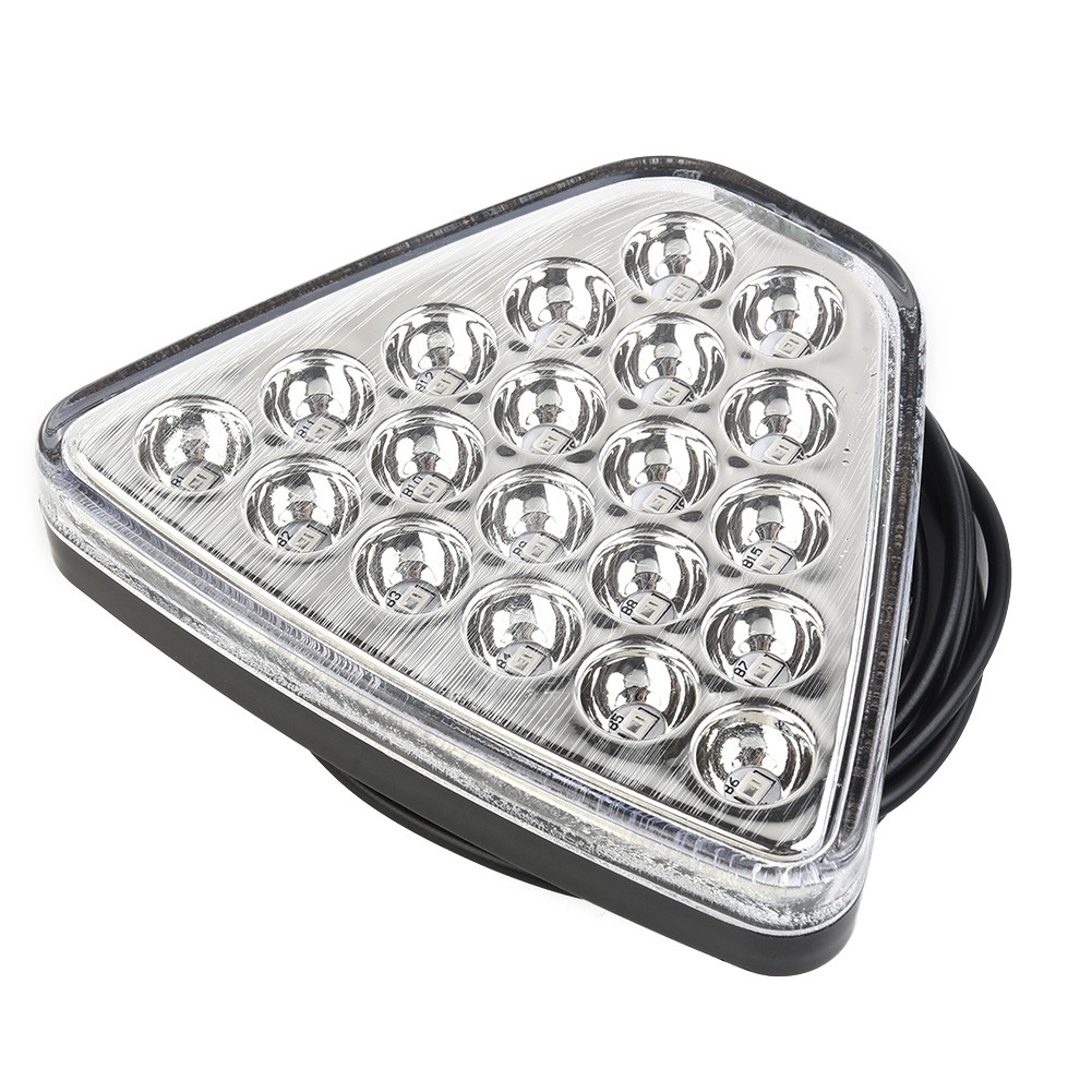 Car Universal F1 Style Triangle Red LED 3rd Rear Bumper Tail Stop ...