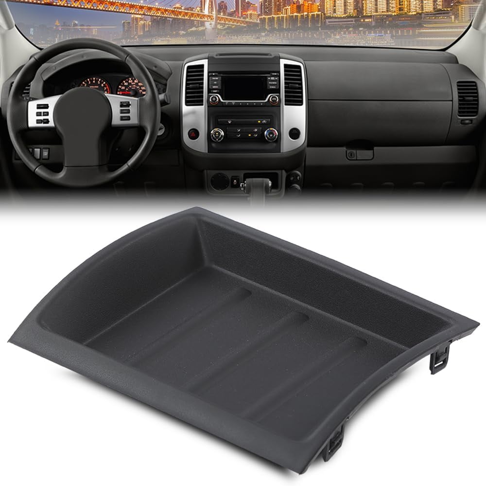 Car Upper Dash Bezel Storage Box Black For Nissan Xterra/ Pathfinder ...