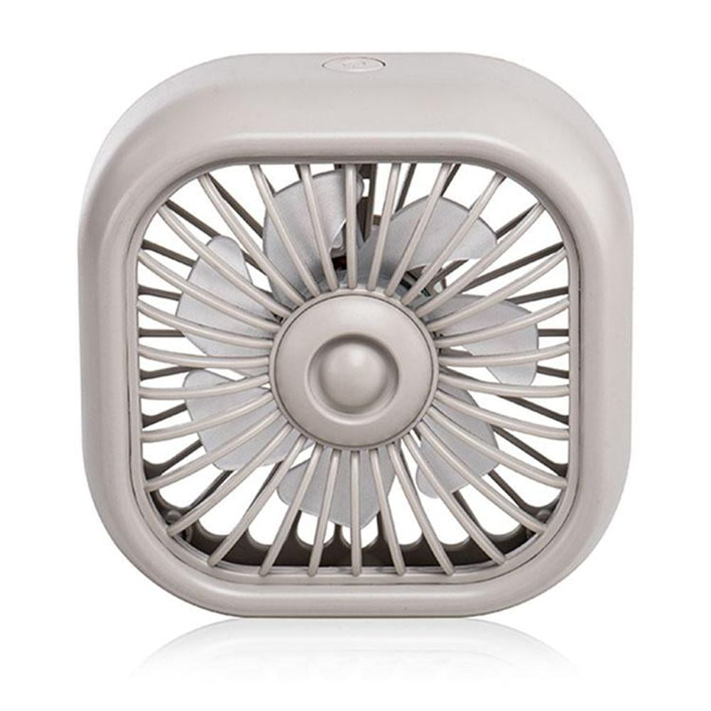 Car Usb Mini Fan Clip-on Vent Fan, 7-color Led, Vehicle Fan Car Cool ...