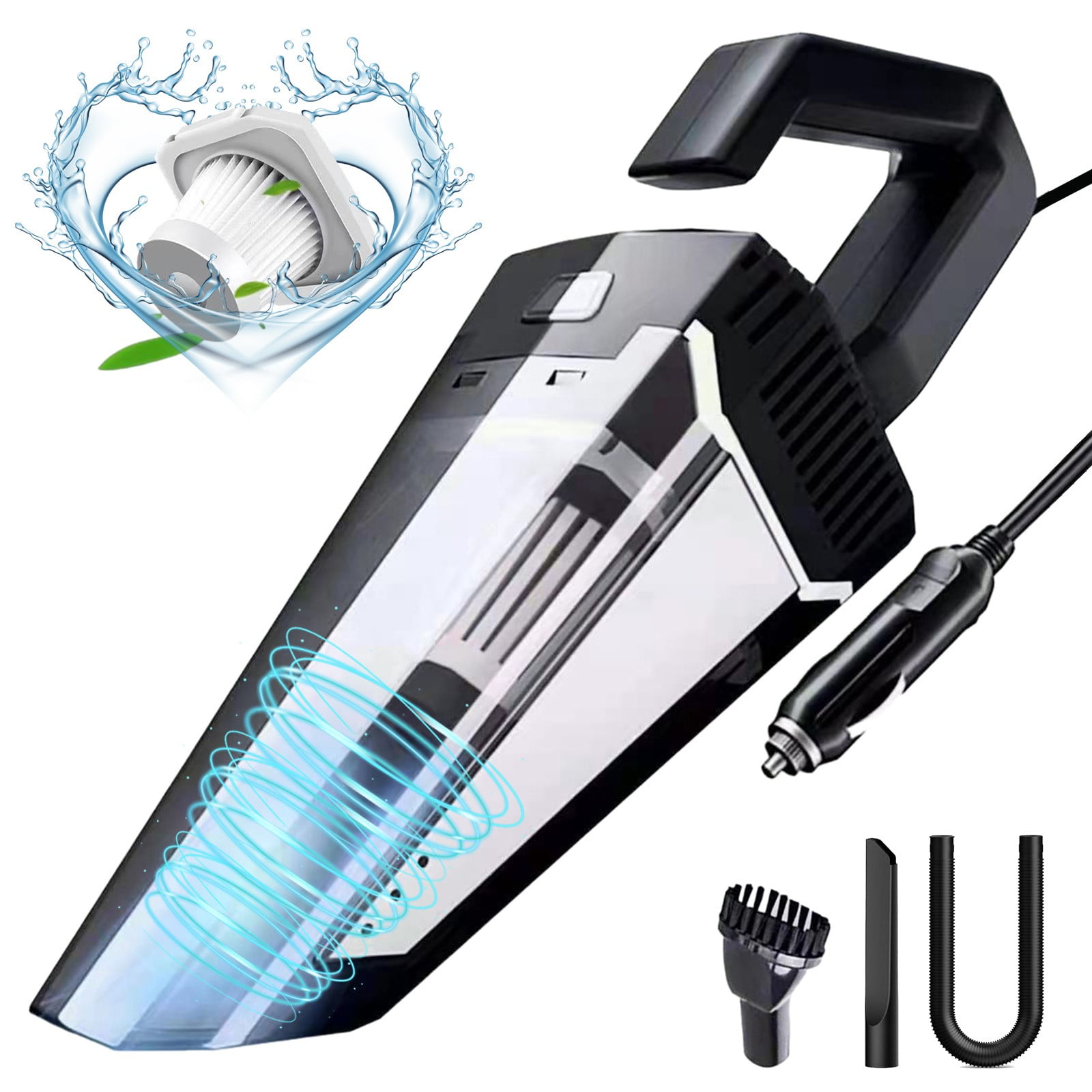 Car Vacuum Cleaner 6000Pa High Power Handheld Corded Portable Vacuum ...