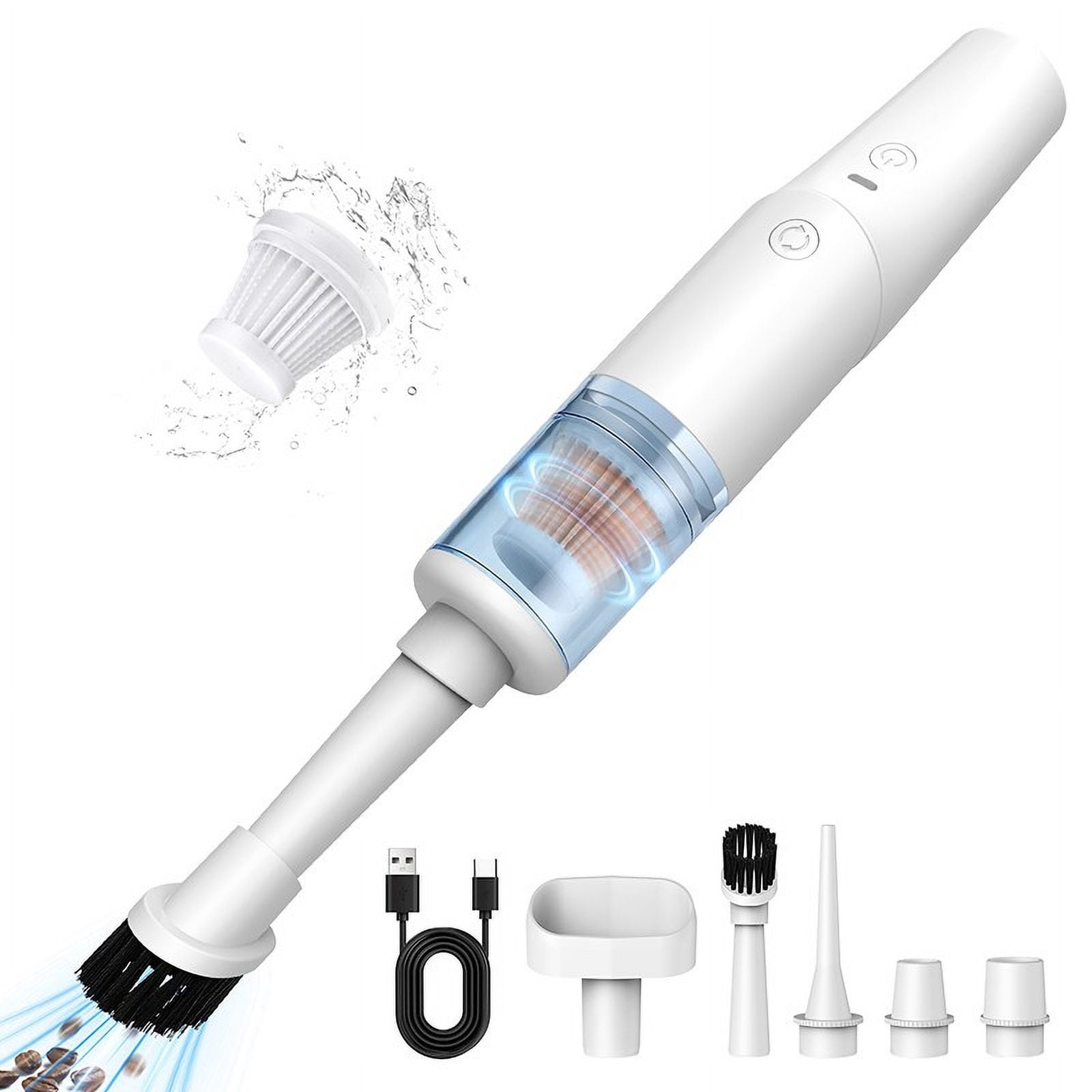 Car Vacuum Cleaner Portable Suction Household Handheld With Rotatable ...