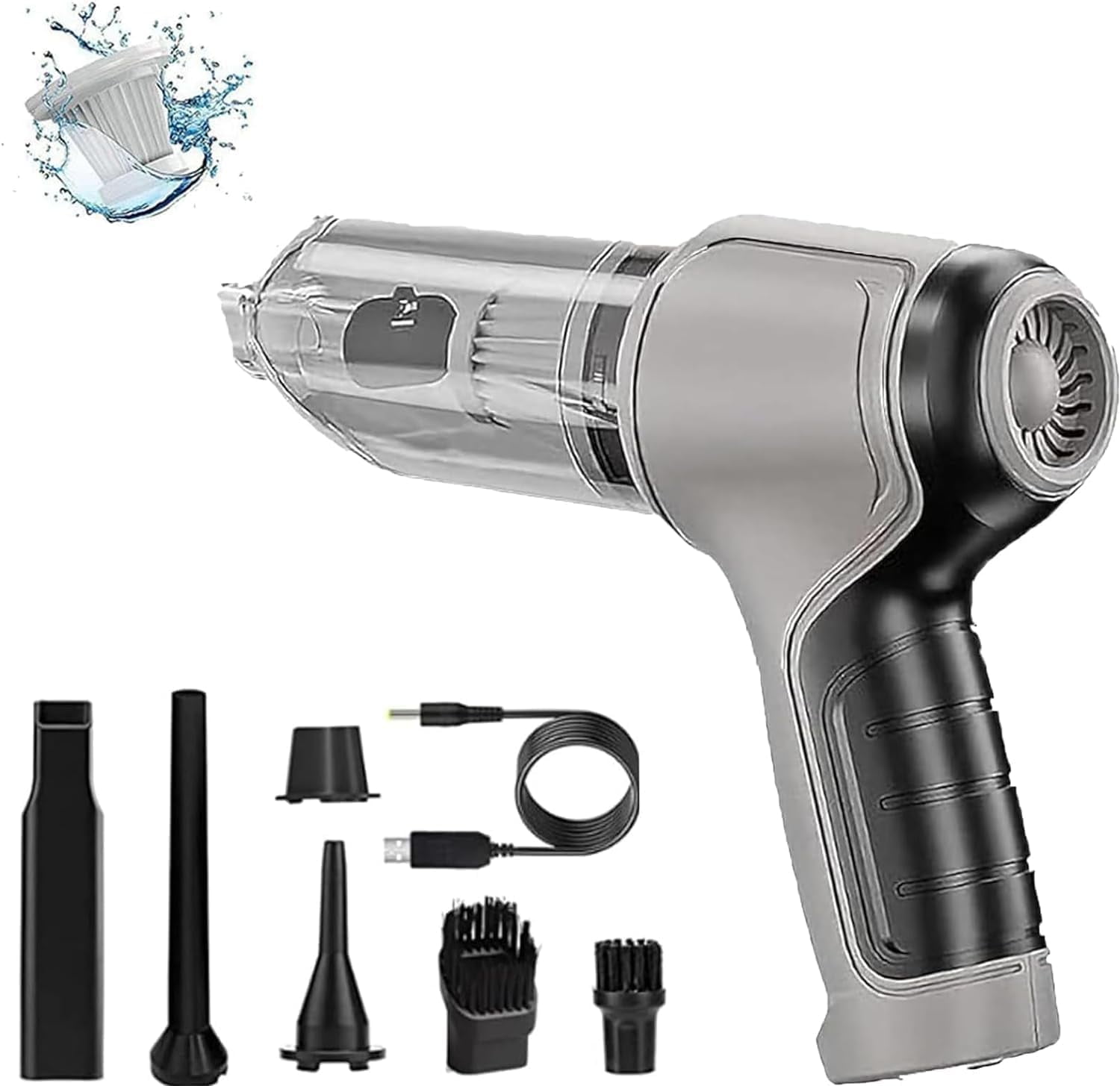 Car Vacuum, Vortex Vacuum Car,Car Vacuum,Wireless Handheld Car Vacuum ...