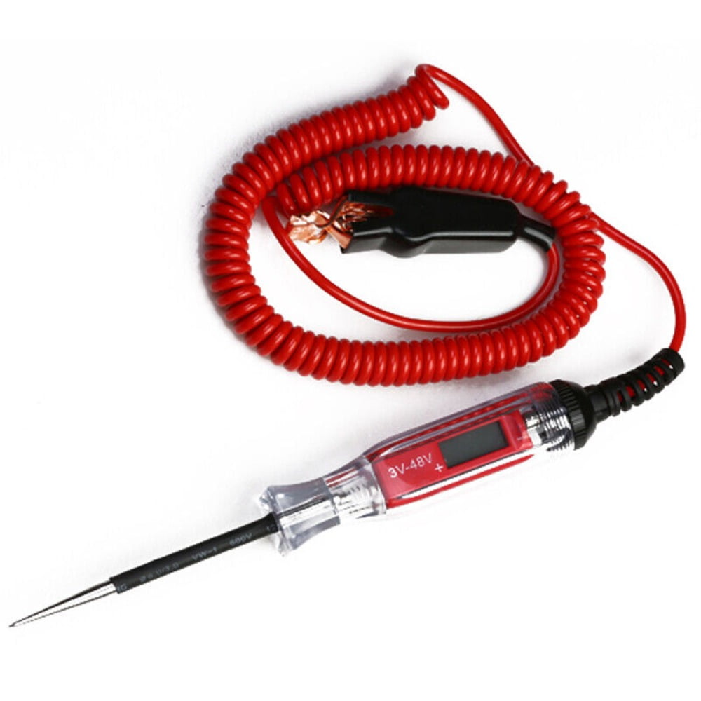 Car Vehicle Boat Trailer RV 3~48V LCD Digital Electric Circuit Tester ...