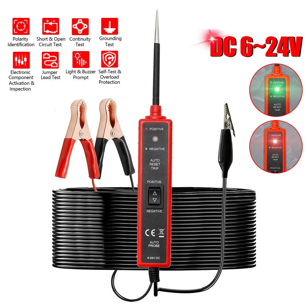 Car Vehicle Digital Power Probe Circuit Electrical Tester Test Device ...
