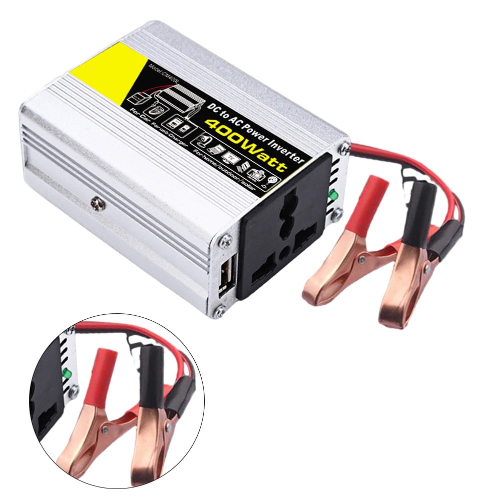 Car Vehicle Power Inverter 400W 12V Dc To 220V Ac Car Converter W ...