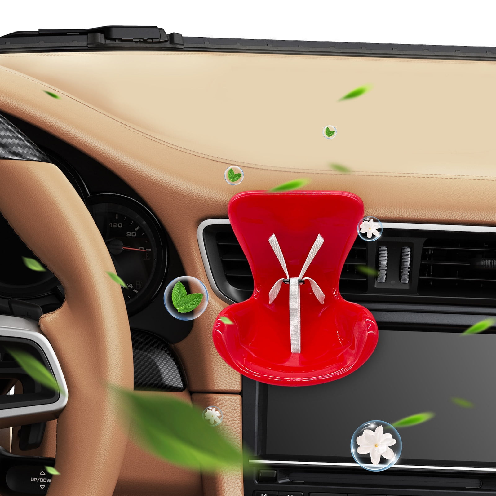 Car Vent Aromatherapy Diffuser | Car Doll Seat Freshener - Cute Car Air ...