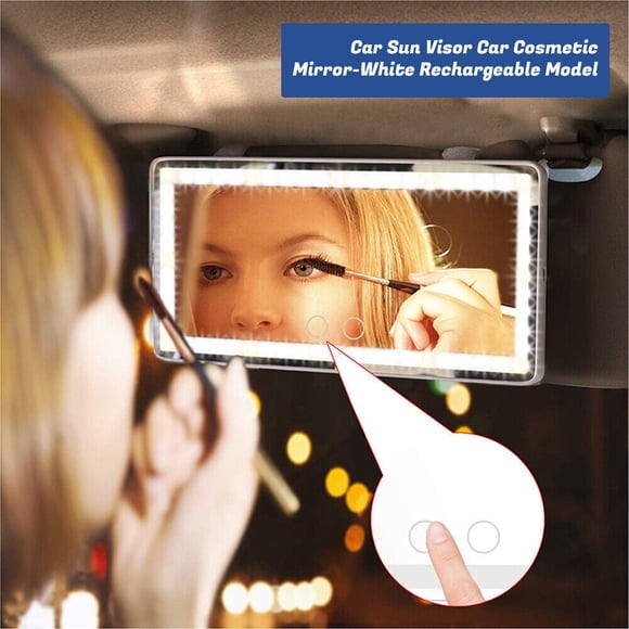 Car Vanity Mirrors with Led Lights for Vehicles Beauty Accessories