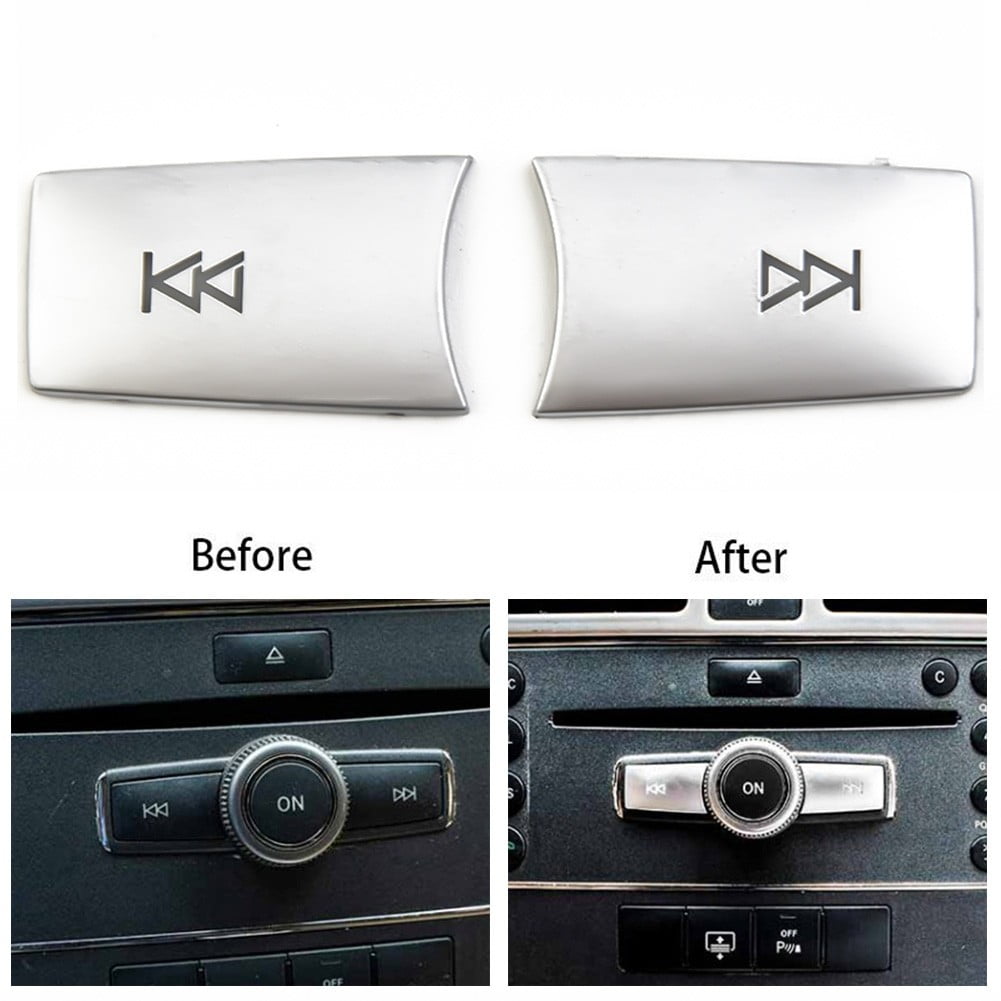 Car Volume Knob Control Multimedia Button Covers Trim X204 X218 Sticker ...