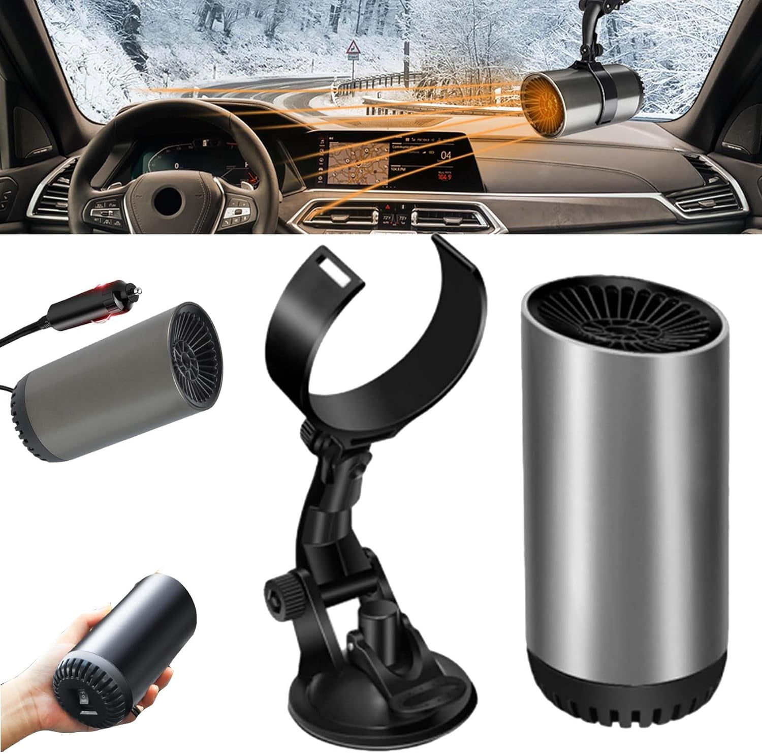 Car Warm Air Blower, 2025 New car warm air blower with Bracket, Auto ...