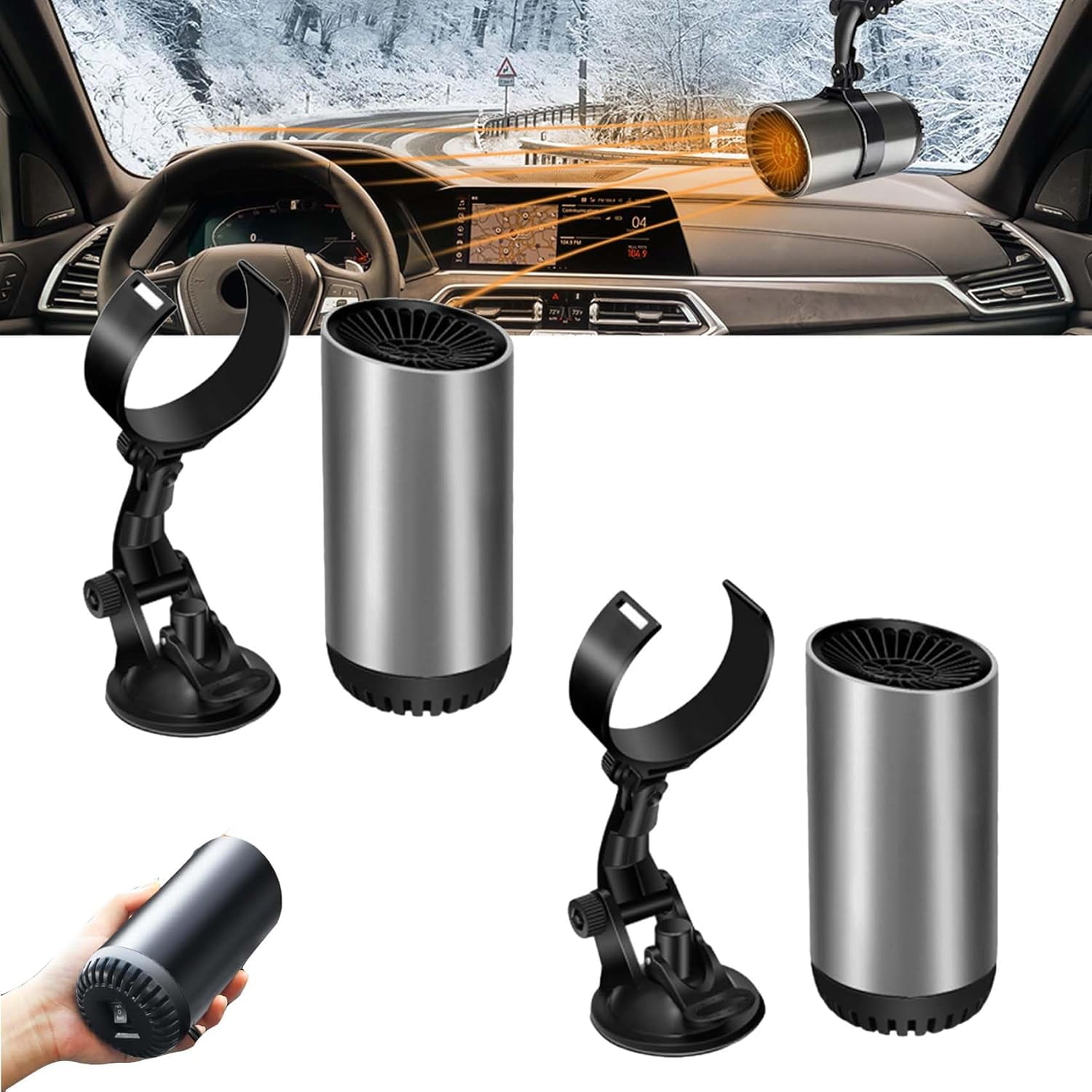 Car Warm Air Blower, 2025 New car warm air blower with Bracket, Auto ...