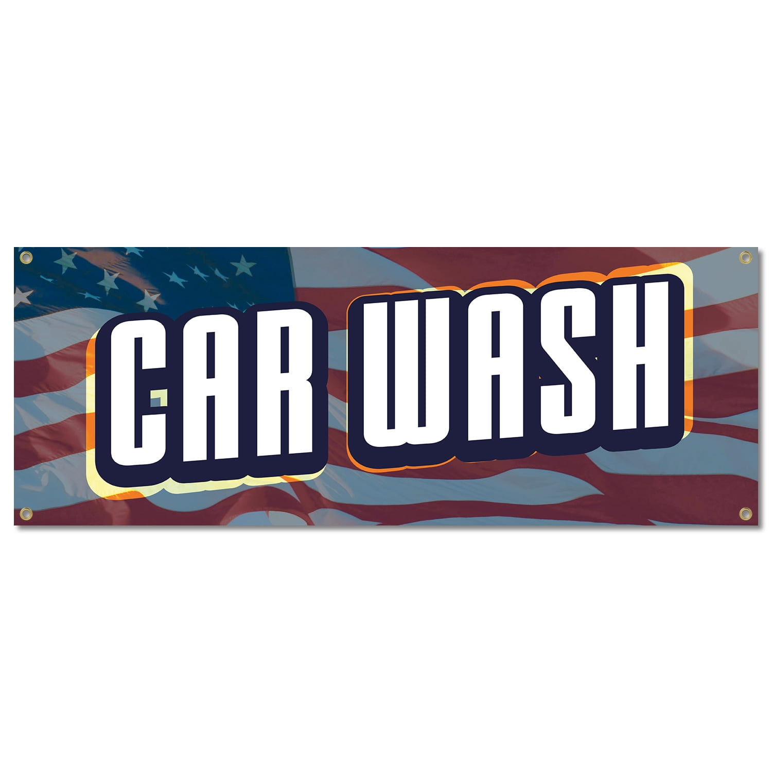 Car Wash | 18" X 48" Banner | Outdoor Vinyl Sign With Grommets | Auto ...