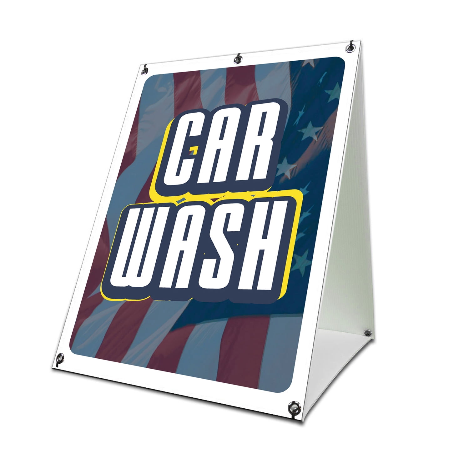 Car Wash 18" x 24" A-frame Sidewalk Sign| Advertise Your Business ...