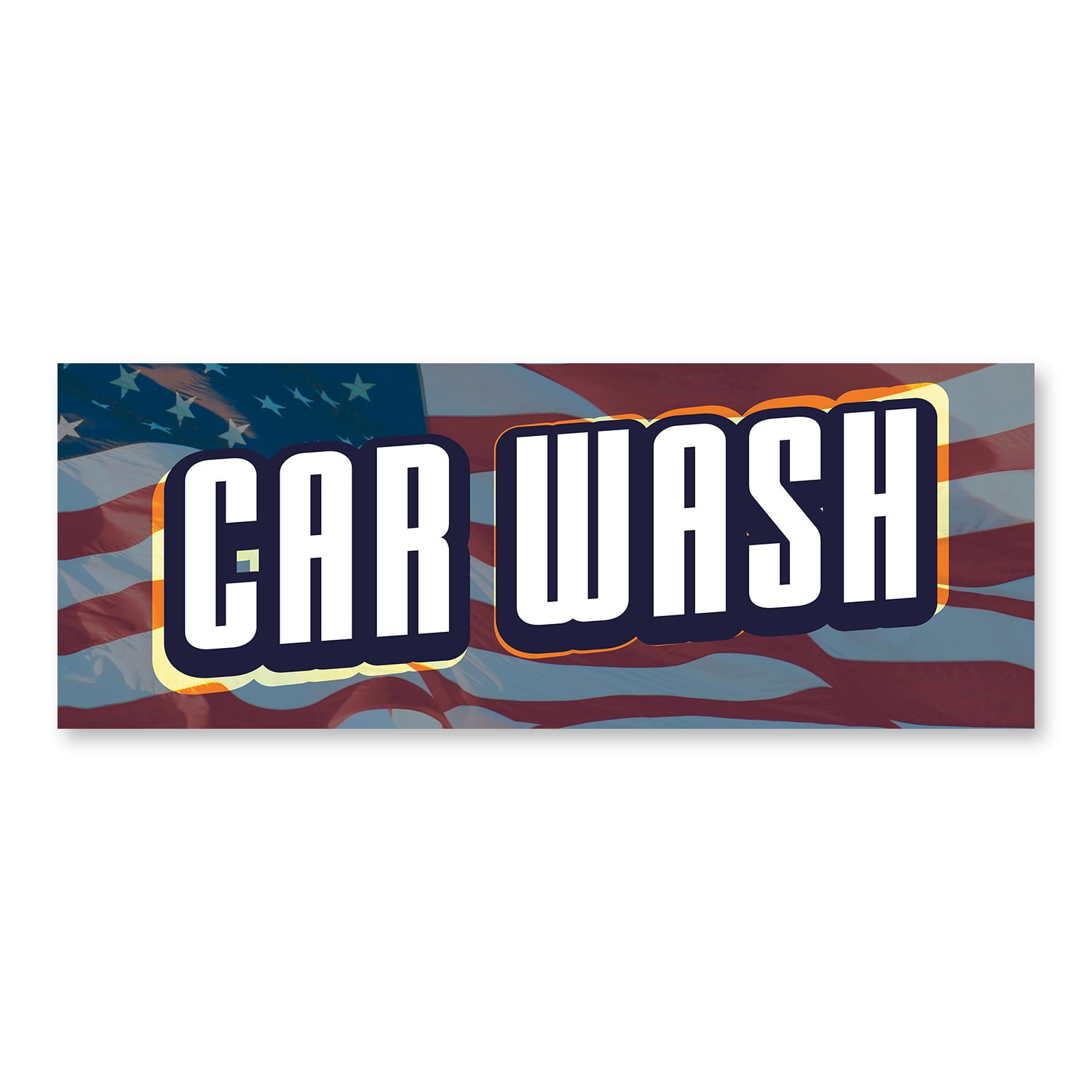 Car Wash 48" x 18" Decal | Advertise Your Business | All Weather Can ...