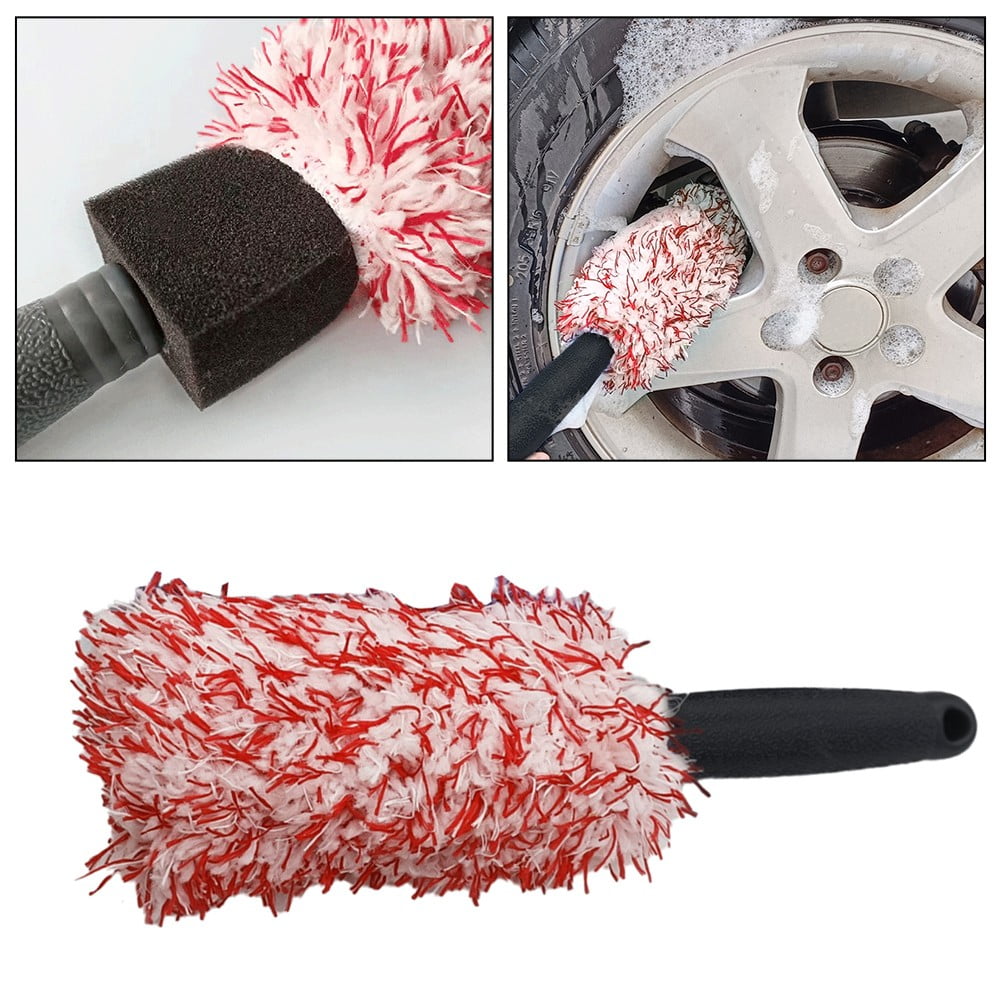 Car Wash Brush Car Rims Brush Non-Slip Handle Sturdy Handle Easy To ...