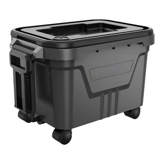 Car Wash Bucket Movable Organizer Water Pail ABS 28L Capacity for ...