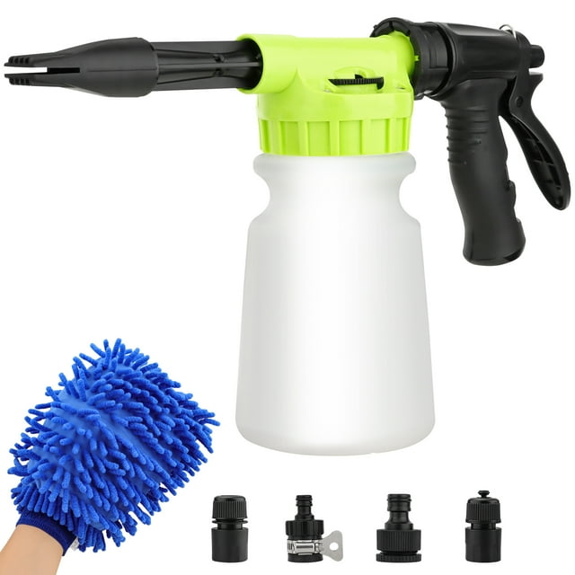 Car Wash Foam Gun, Microfiber Wash Mitt, Car Foam Sprayer, Car Wash Kit ...