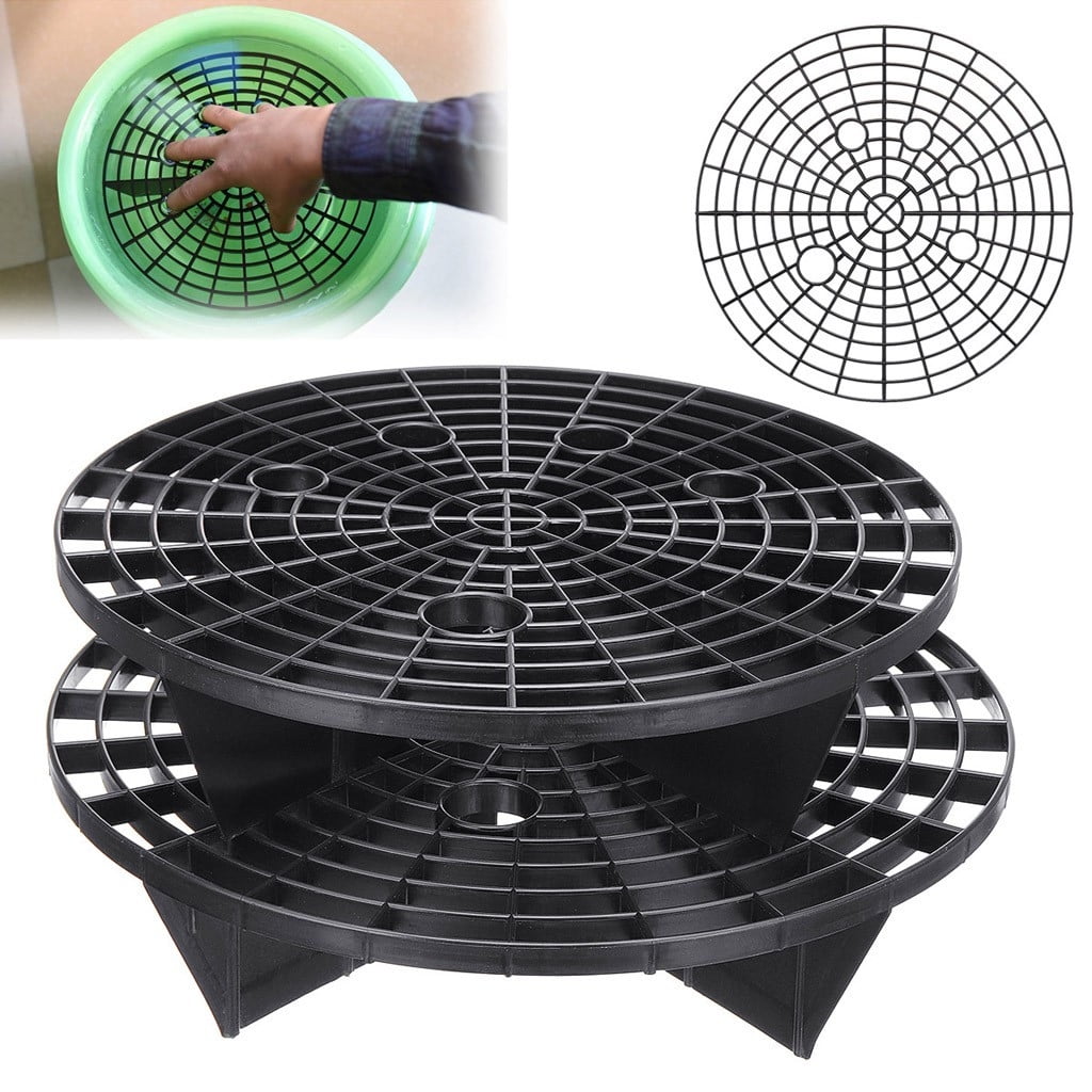 Car Wash Grit Trap Insert 9in Plastic Water Bucket Filter Mesh Guard ...