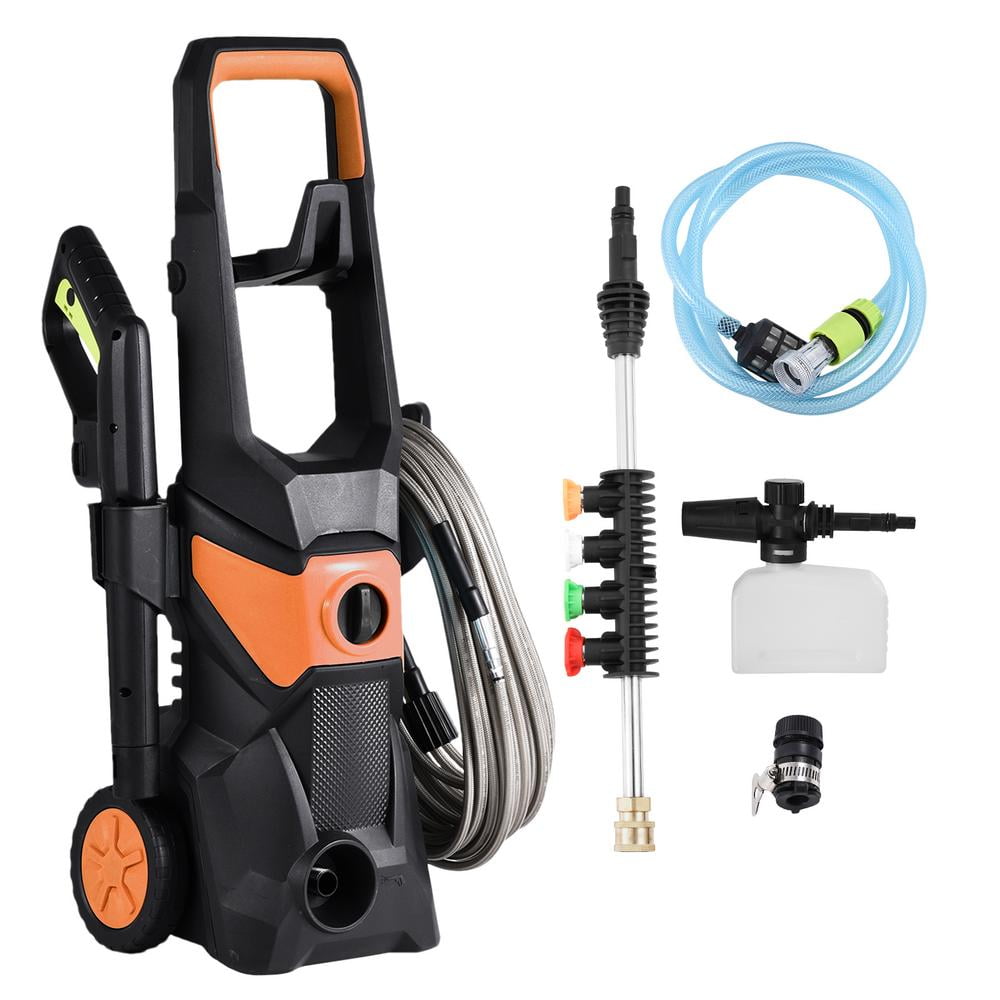 Car Wash Pressure Washer, Portable Water Pressure Cleaner 2100PSI, High Power Washer 3000W Water ...