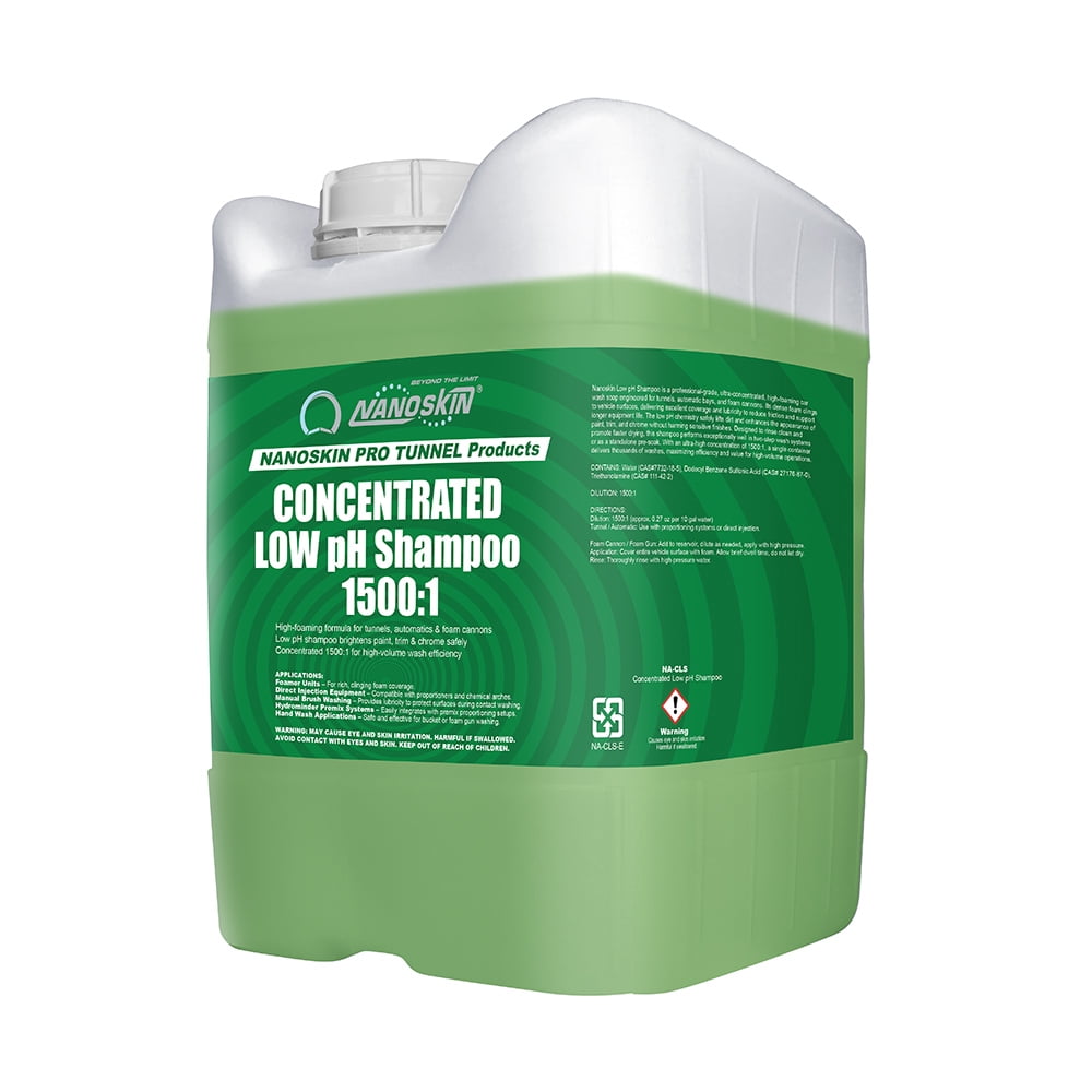 NA-CLS640 Low pH Car Wash Shampoo, High-Foaming Rinse & Shine, 5 Gallon ...