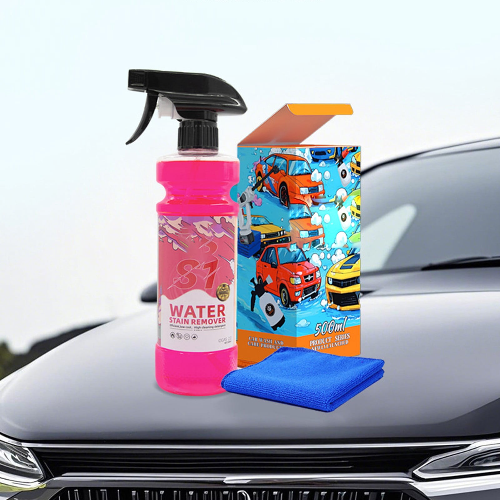 Car Water Stain Remover Glass Scale Water Mark Strong Cleaner Home ...